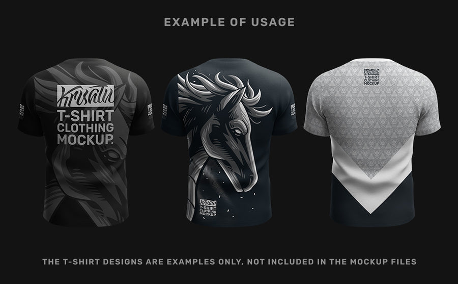 Back T-Shirt | PSD Clothing Mockup & krisatu